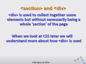 Adding Text to our HTML page