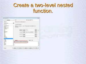 Advanced Spreadsheets – Nested Functions