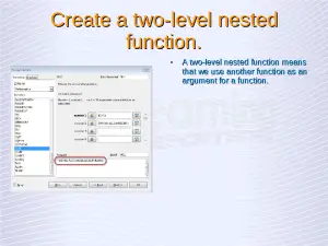 Advanced Spreadsheets – Nested Functions