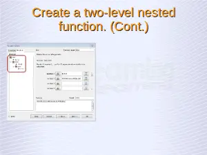 Advanced Spreadsheets – Nested Functions