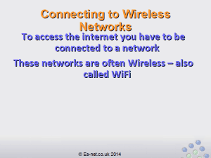 Connecting to Wireless Networks in Windows