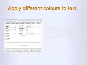 Word Processing – Formatting Text