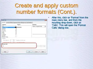 Advanced Spreadsheets – Formatting Numbers
