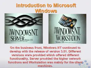 Introduction To Windows