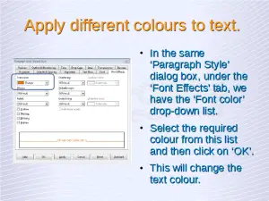 Word Processing – Formatting Text