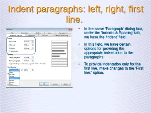 Word Processing – Formatting Text Good Practice