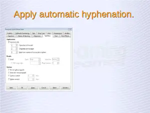 Word Processing – Formatting Text
