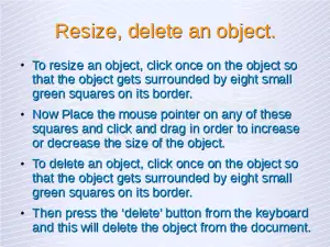 Word Processing – Graphical Objects