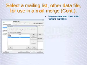 Mail Merge – Preparation