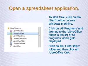 Working with Spreadsheets