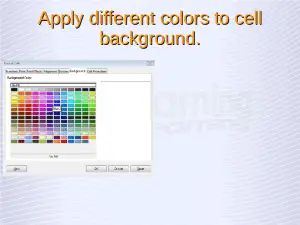 Change Spreadsheet Cell Content Appearance