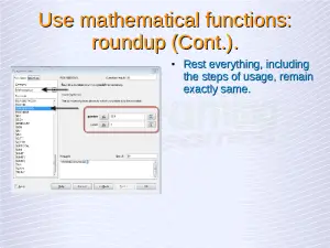 Advanced Spreadsheets – Mathematical Functions