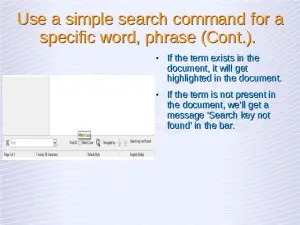 Word Processing – Edit Content