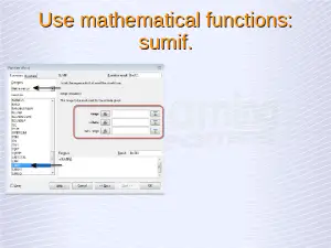 Advanced Spreadsheets – Mathematical Functions