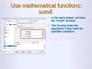 Advanced Spreadsheets – Mathematical Functions