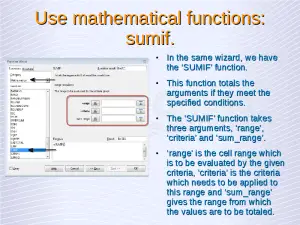 Advanced Spreadsheets – Mathematical Functions