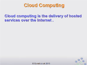Cloud Computing