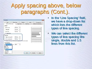 Word Processing – Formatting Paragraph Good Practice