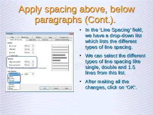 Word Processing – Formatting Paragraph Good Practice