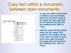 Word Processing – Edit Content