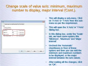 Advanced Spreadsheets – Change scale of chart value