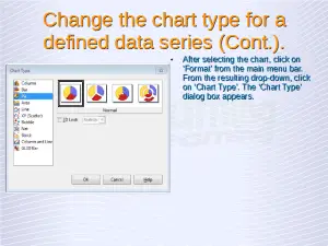 Advanced Spreadsheets – Change the chart type for a defined data series