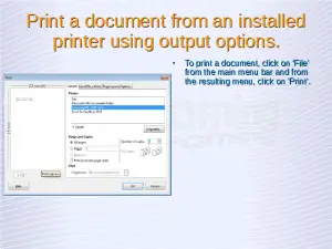Word Processing – Preview and Print