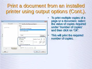 Word Processing – Preview and Print