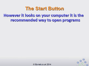 The Windows Start Menu