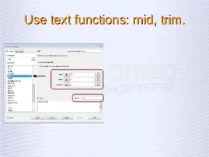 Advanced Spreadsheets – Text Functions